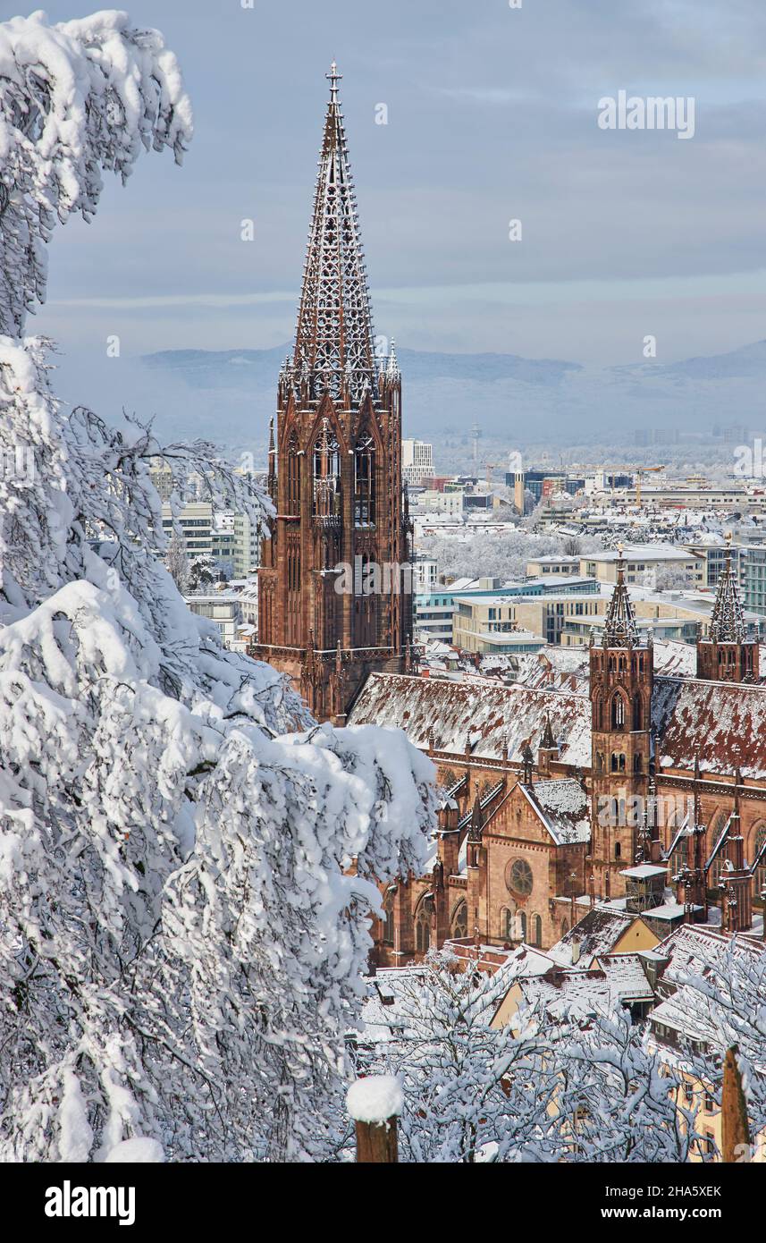 View from the Schlossberg to the cathedral 'Unserer lieben Frau' in ...