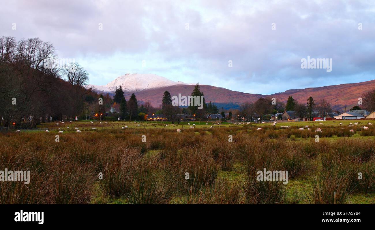 View of Luss Stock Photo - Alamy