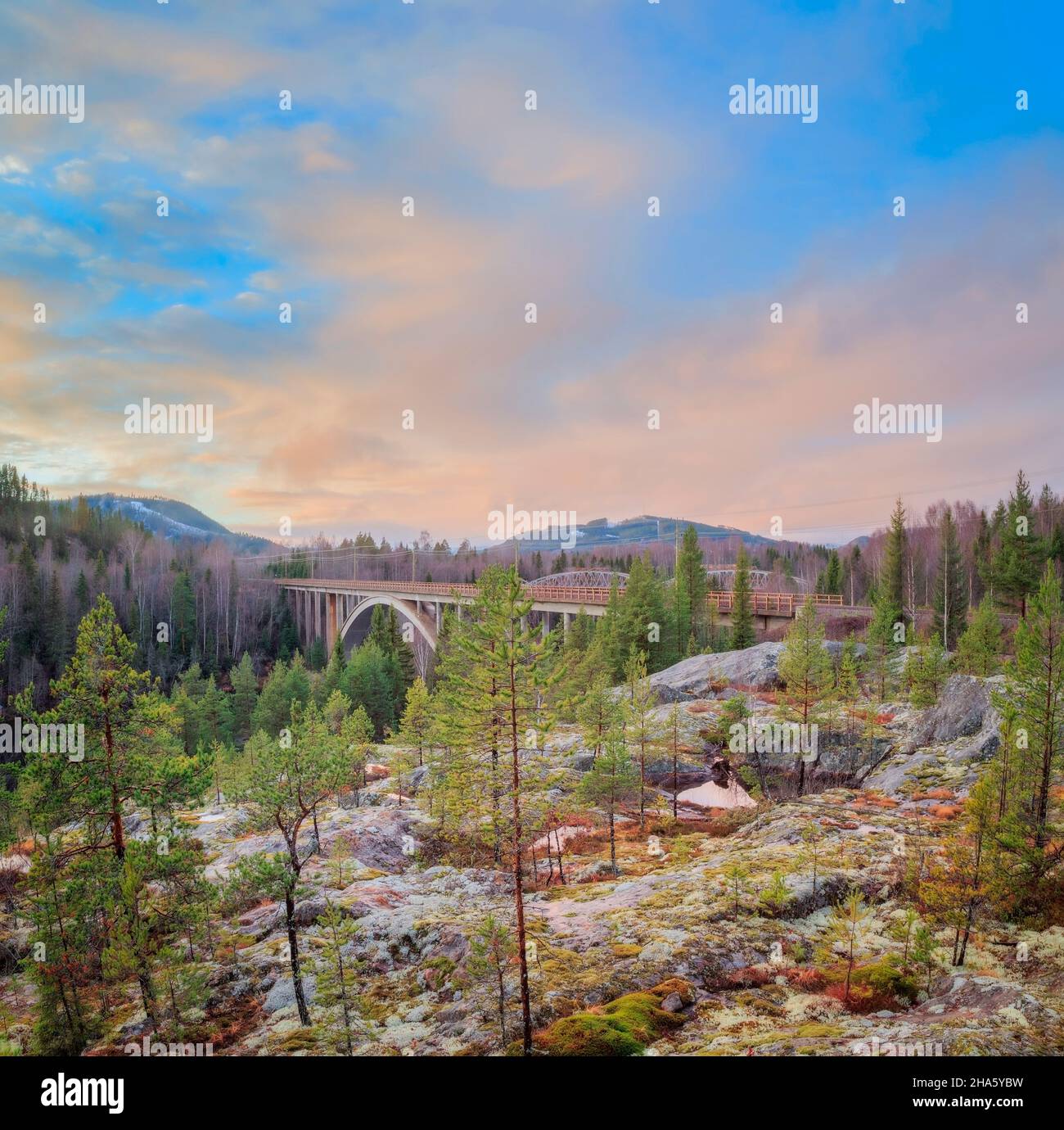 The landscape of the bridge hi-res stock photography and images - Alamy