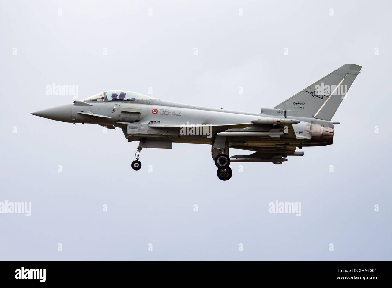 Radom, Poland - August 23, 2013: Military fighter jet plane at air base ...