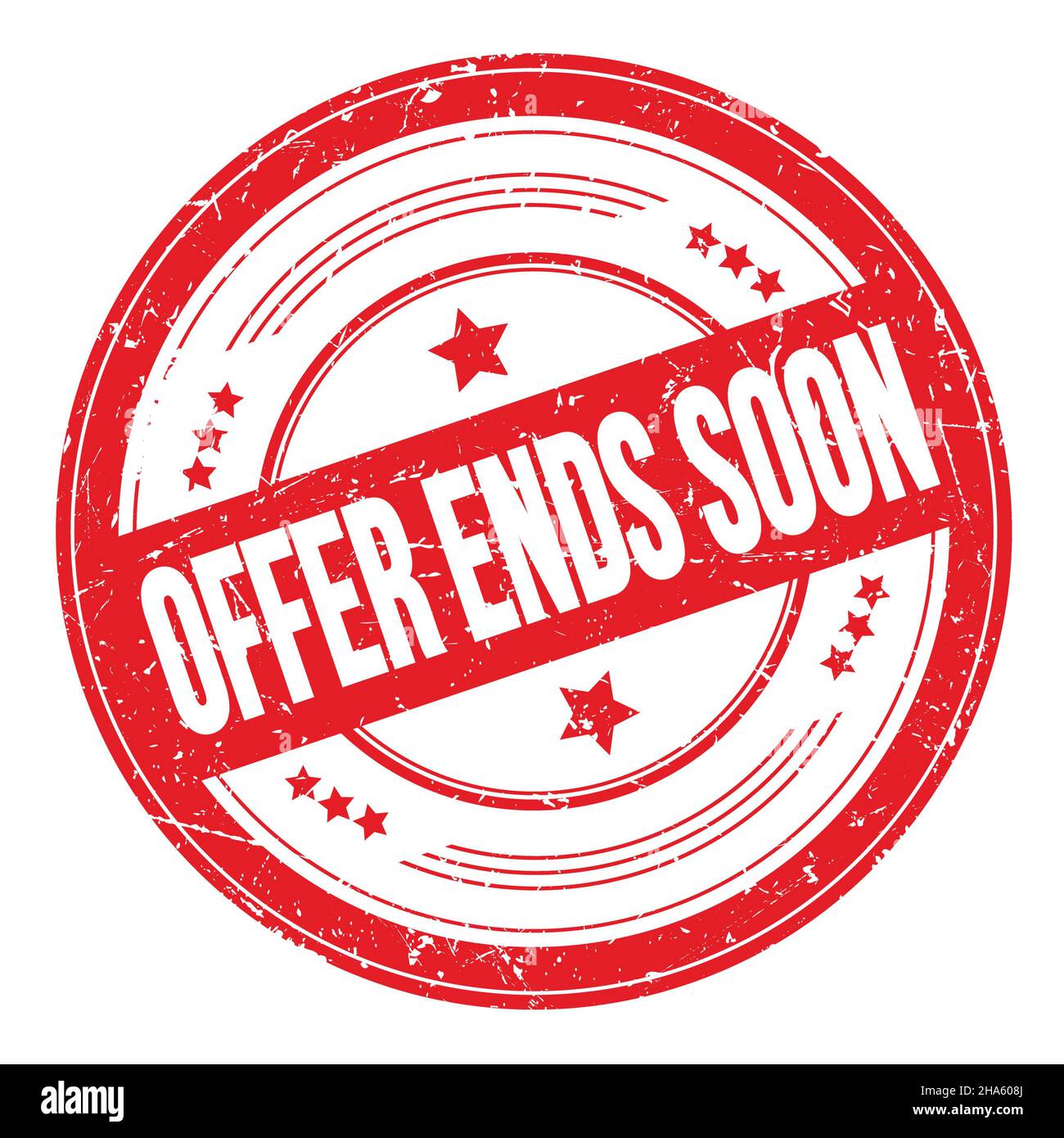 Offer ends soon stamp hi-res stock photography and images - Alamy