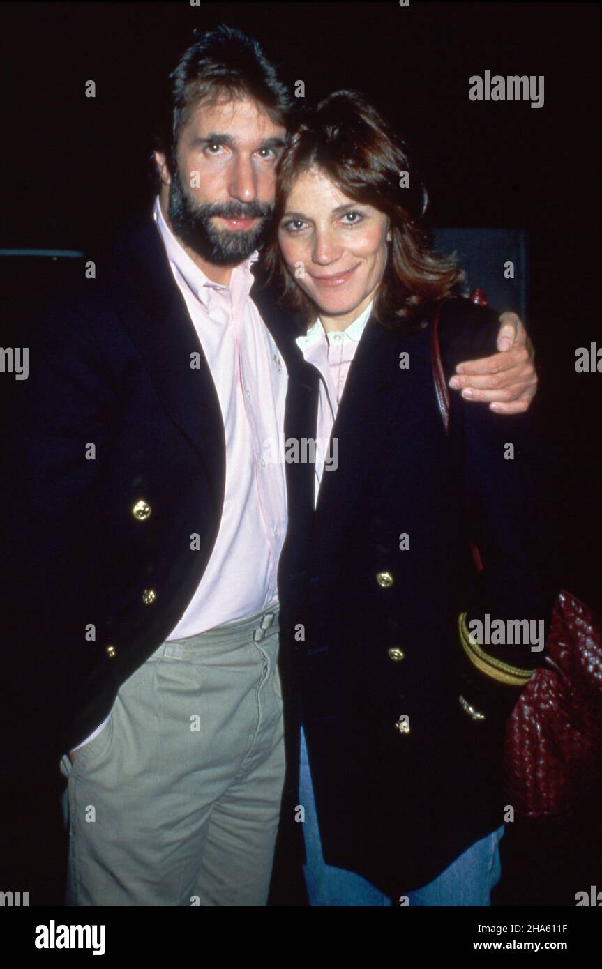 Henry Winkler and Stacey Weitzman Circa 1980's Credit: Ralph Dominguez ...