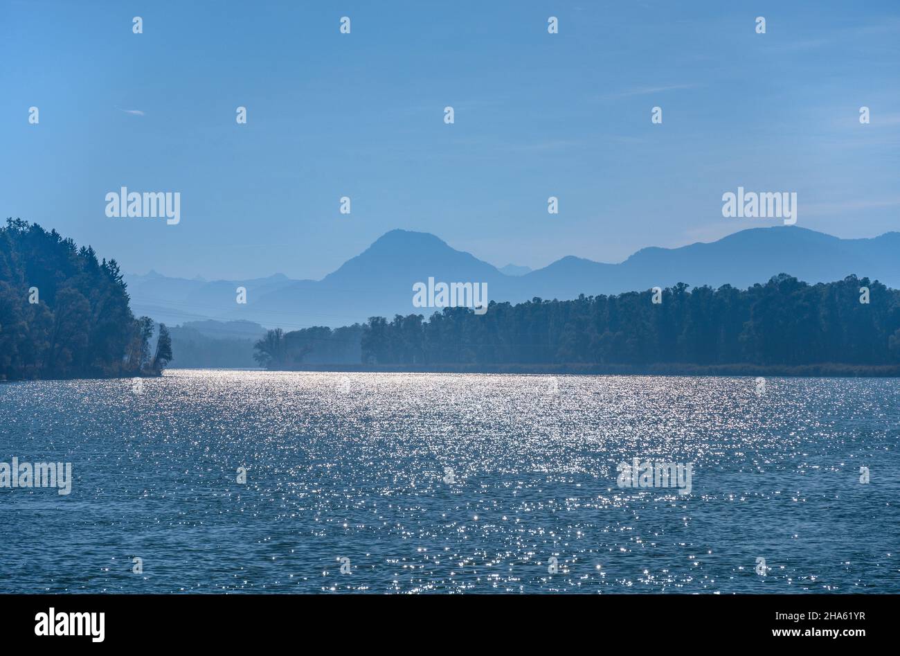 germany,bavaria,upper bavaria,rosenheim district,schechen,view over the ...