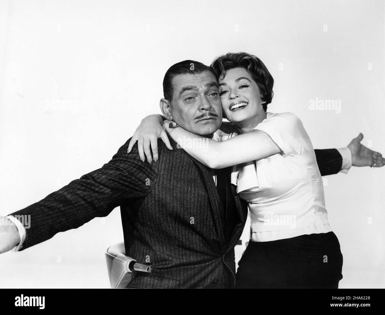 CLARK GABLE and LILLI PALMER Publicity Portrait in BUT NOT FOR ME 1959 ...