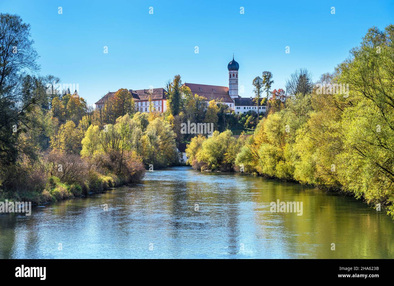 Loisach with beuerberg monastery hi-res stock photography and images ...