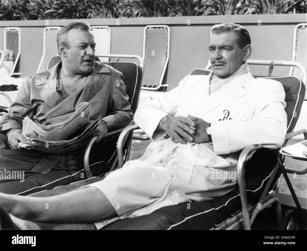 LEE J. COBB and CLARK GABLE in BUT NOT FOR ME 1959 director WALTER LANG ...