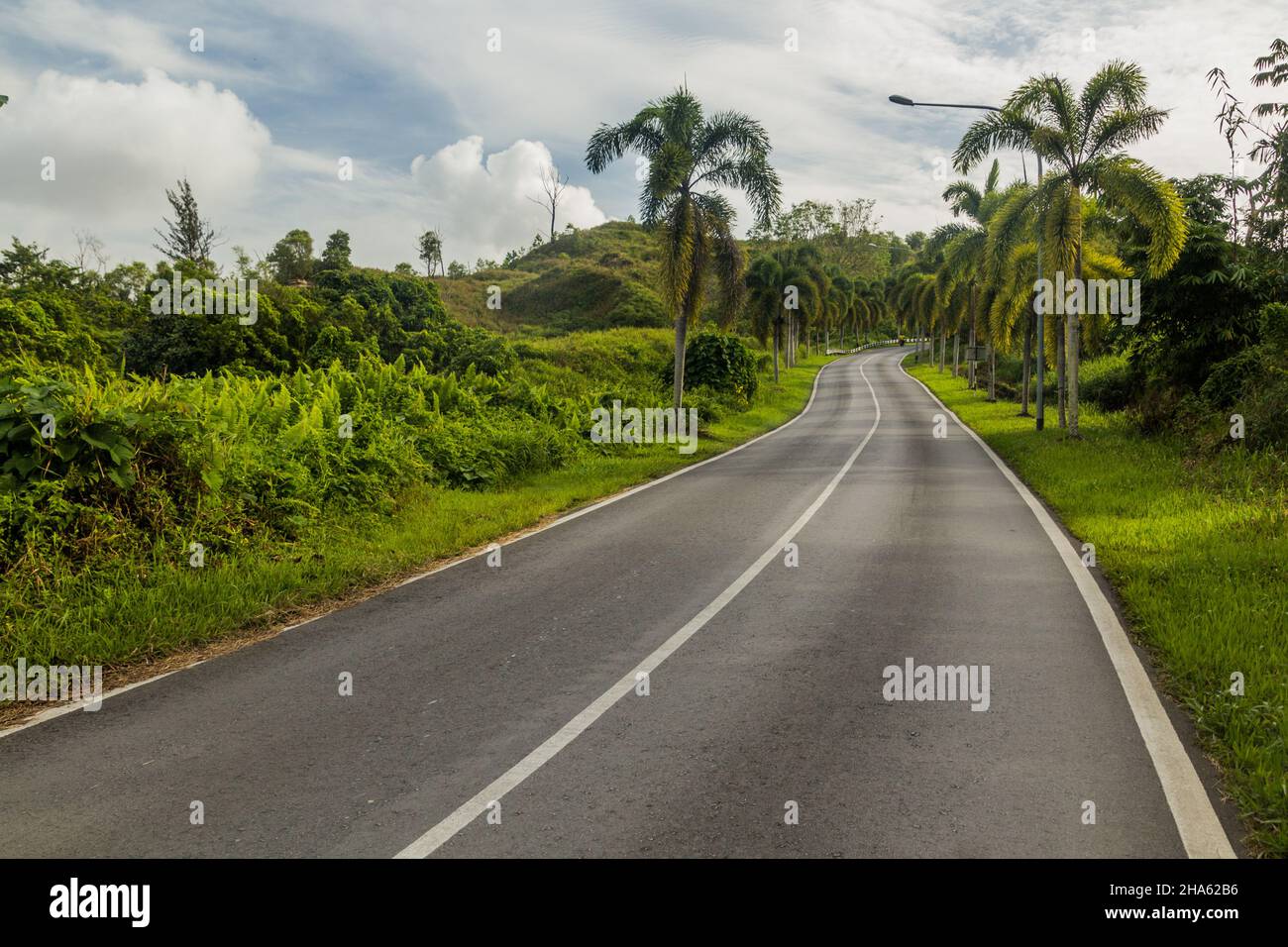 Road to Oil Well No 1 in Miri, Sarawak, Malaysia Stock Photo - Alamy