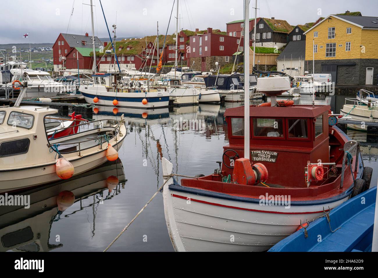 torshavn capital of the faroe islands,streymoy island,autonomous ...