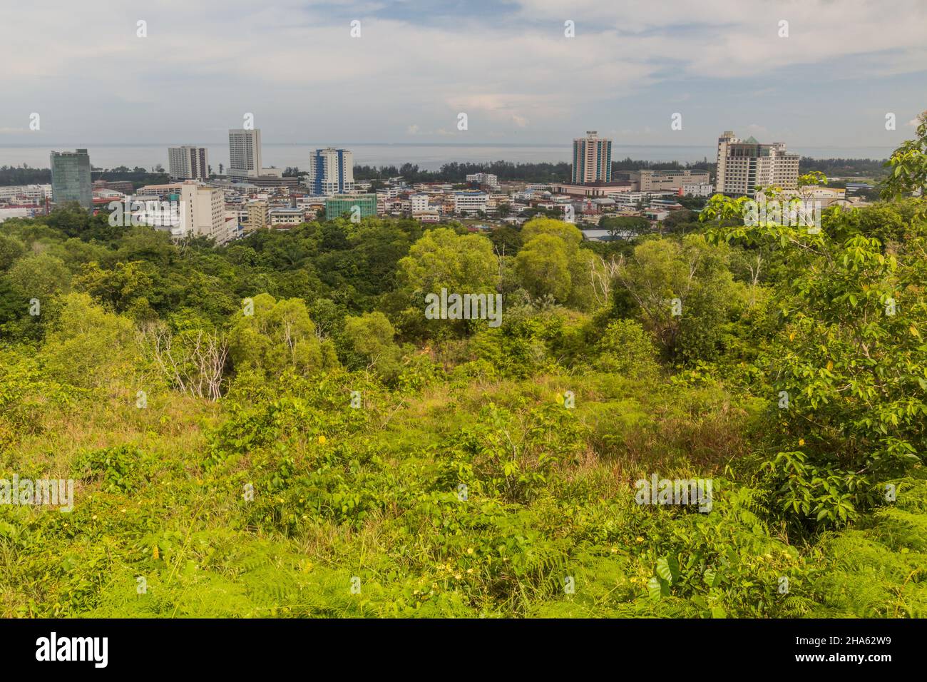 Aerial view of Miri, Sarawak Malaysia Stock Photo - Alamy