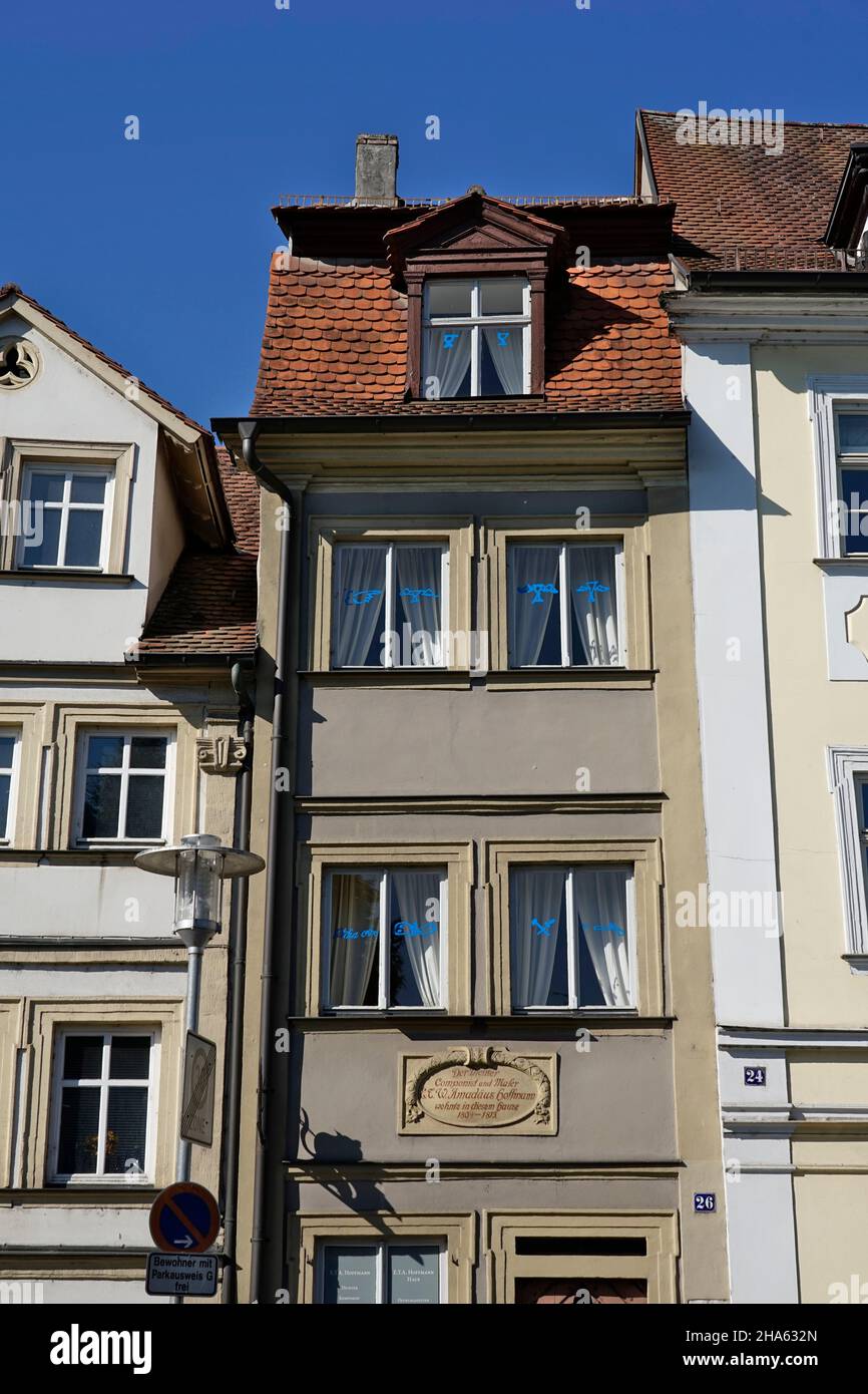 germany,bavaria,upper franconia,bamberg,old town,eta hoffmann house ...