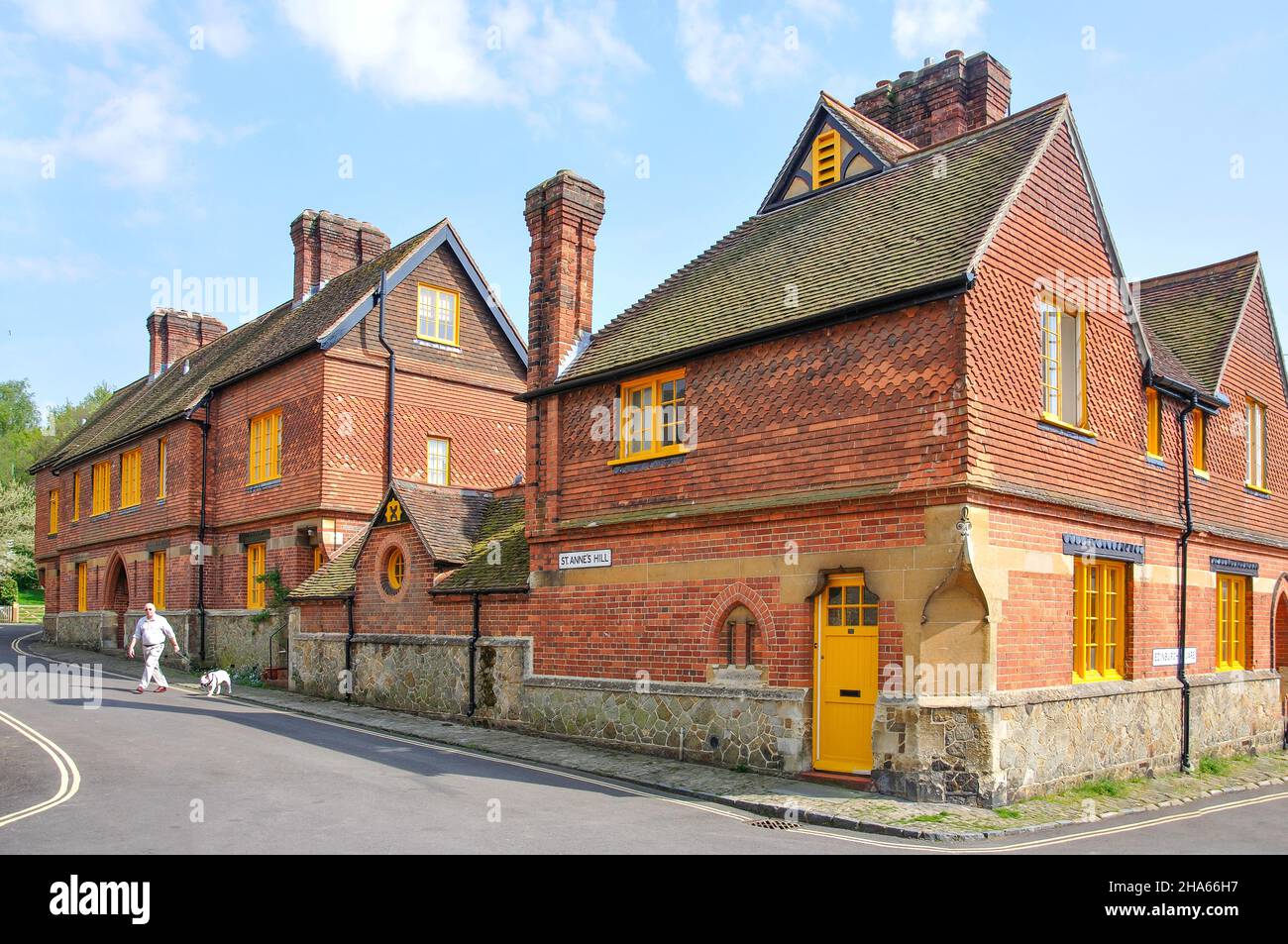 Period buildings, St.Anne's Hill, Midhurst, West Sussex, England ...