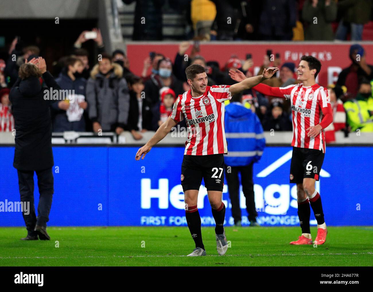 Brentford Community Stadium, London, UK. 10th Dec, 2021. Premier League ...