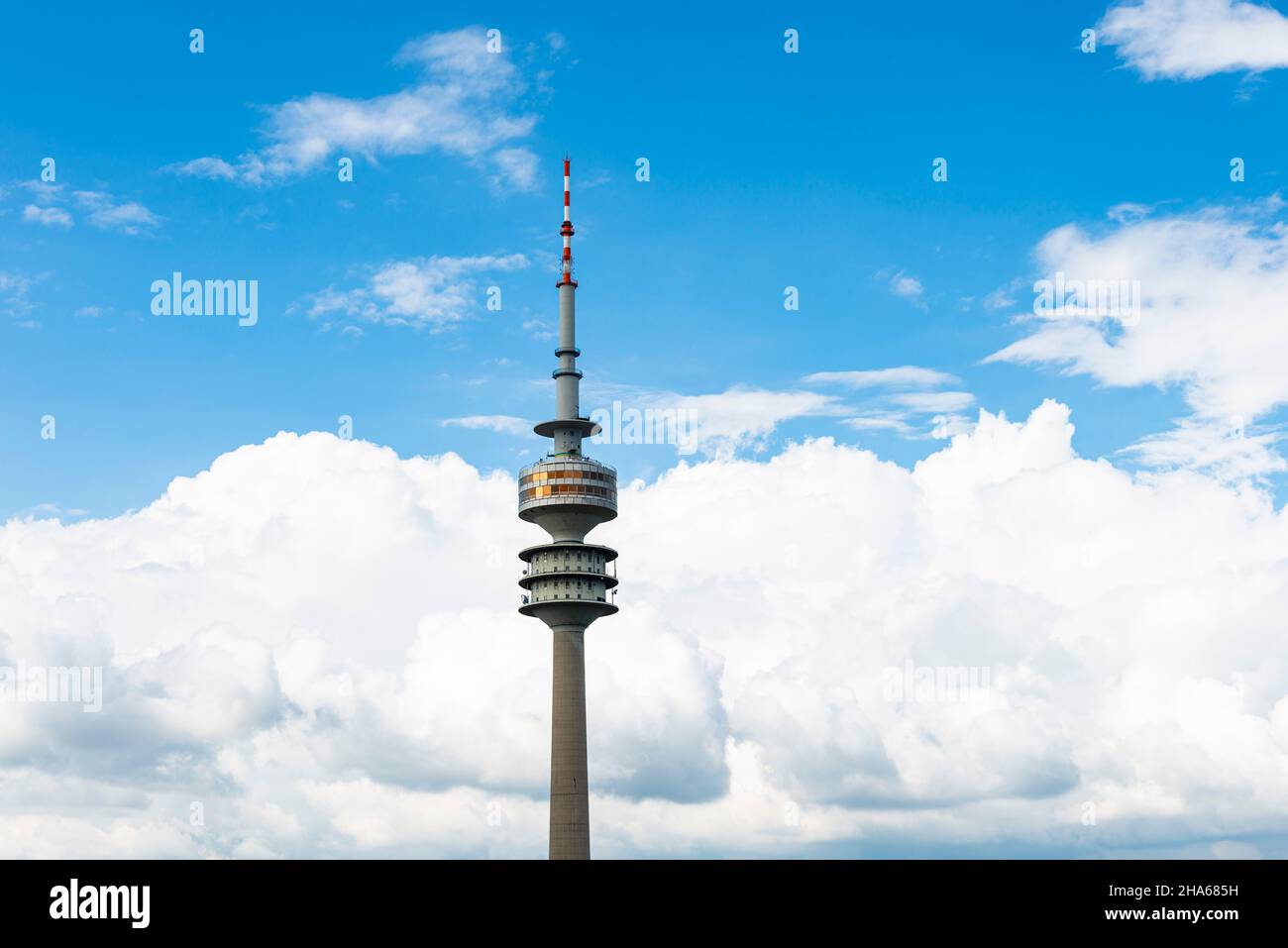the olympic tower in munich with the company floor,revolving restaurant ...