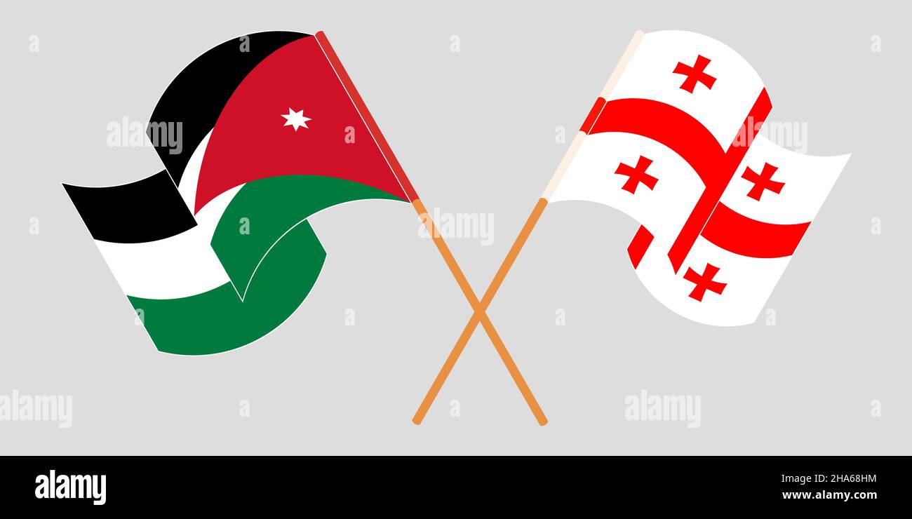 Jordan georgia flag hi-res stock photography and images - Alamy