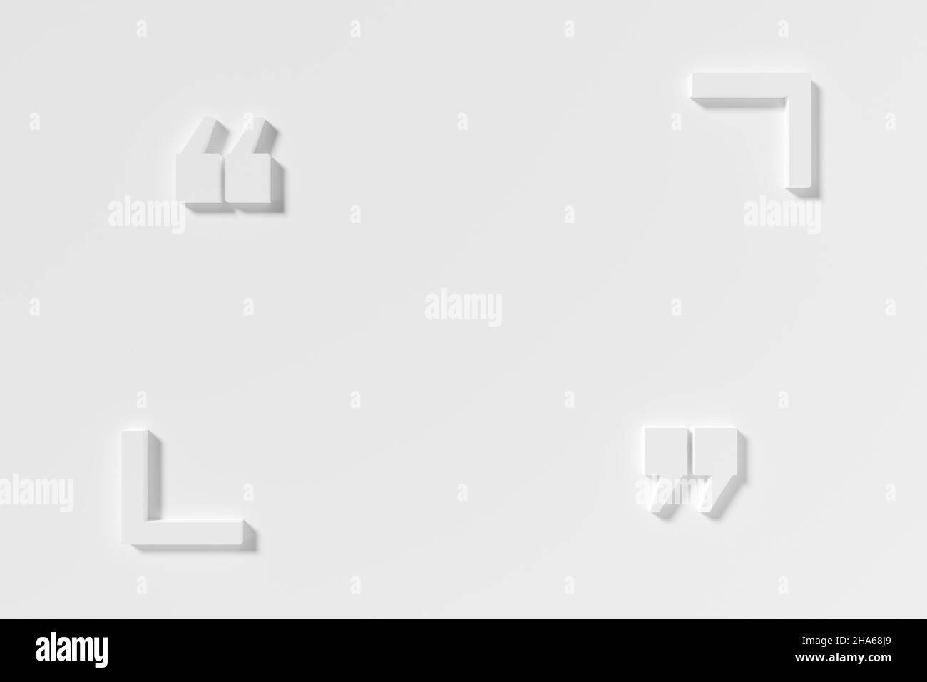 Quotation symbol Black and White Stock Photos & Images - Alamy