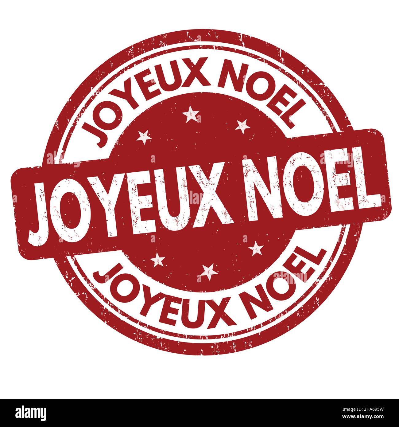 Vintage french poster christmas Stock Vector Images - Alamy