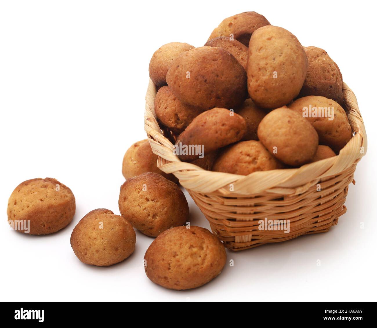 Homemade cookies over white background Stock Photo - Alamy