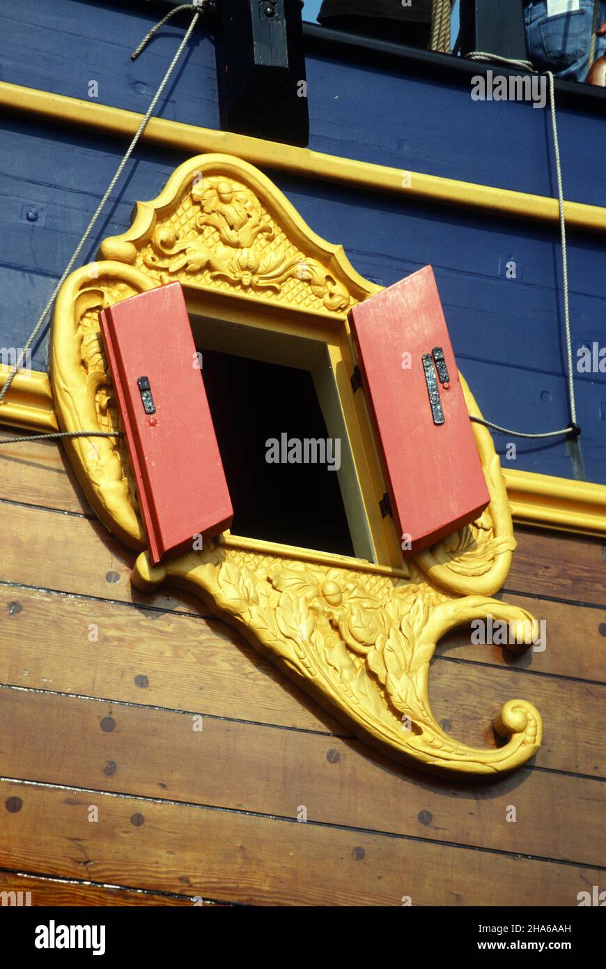 HMB Endeavor, a reproduction of the vessel used by Captain James Cook ...