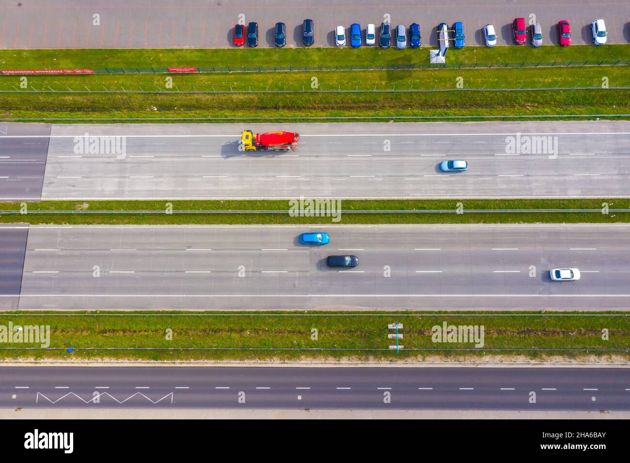 Traffic congestion aerial hi-res stock photography and images - Alamy