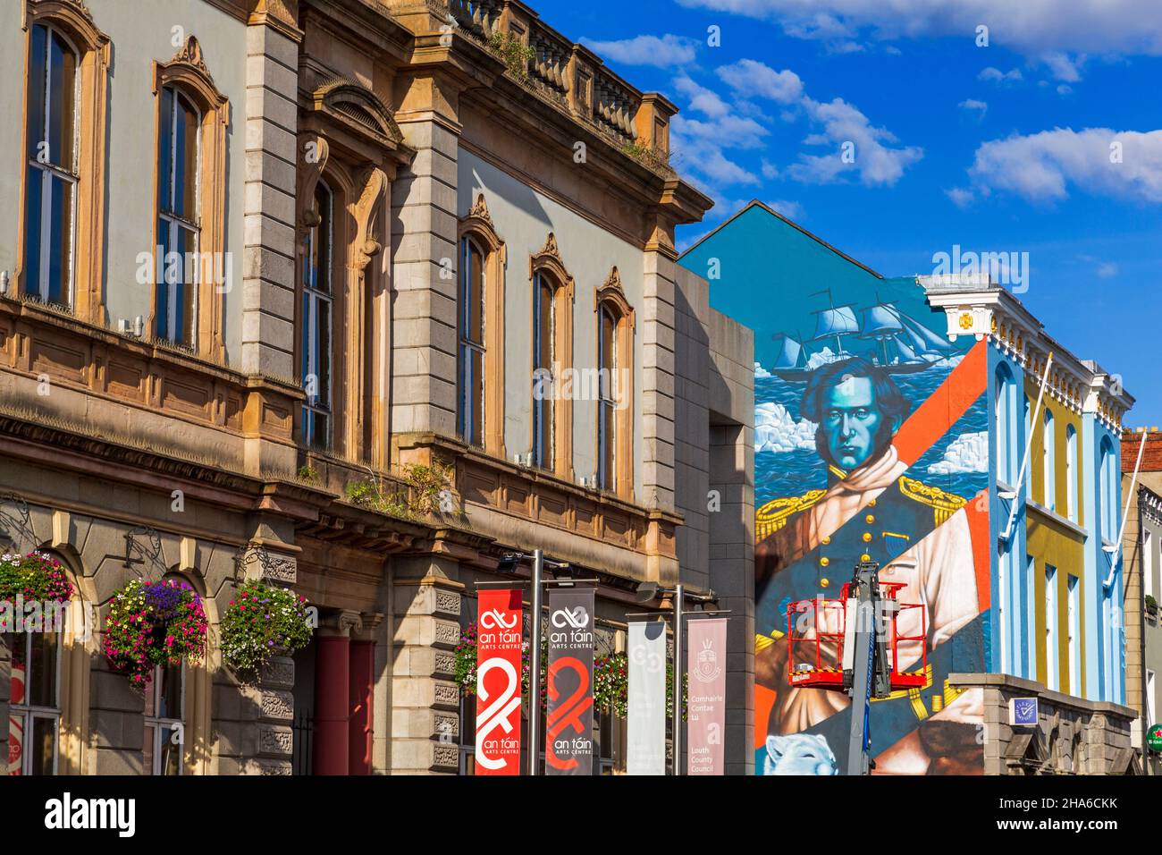 Arts Centre on Crowe Street, Dundalk, County Louth, Ireland Stock Photo ...