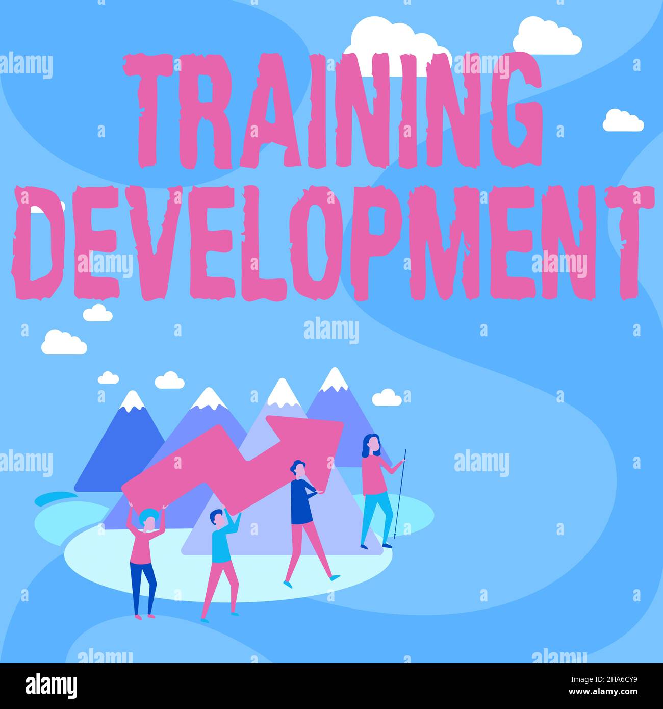 Writing displaying text Training Development. Business showcase Learn and Expand skills and ...