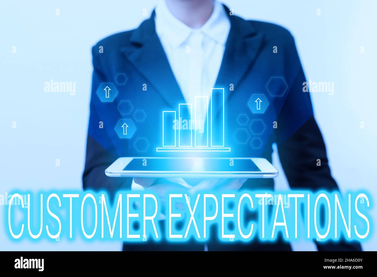 Text Caption Presenting Customer Expectations Word Written On Benefits