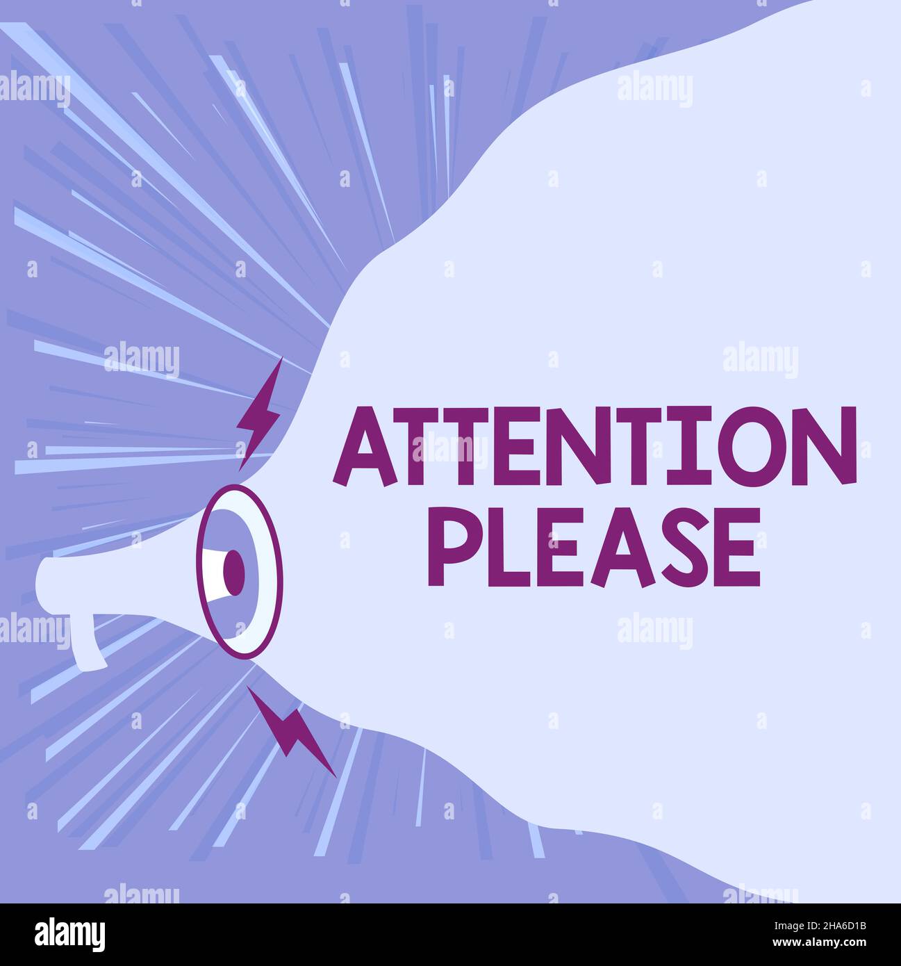 Text sign showing Attention Please. Conceptual photo Asking showing to ...