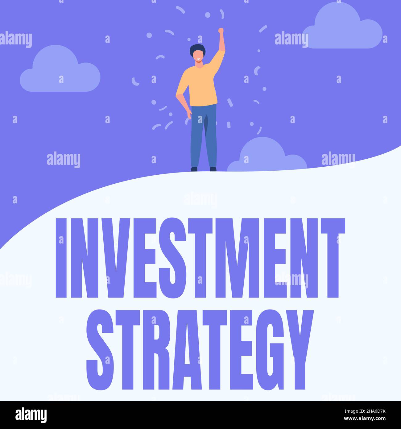 Conceptual display Investment Strategy. Internet Concept Set of Rules ...