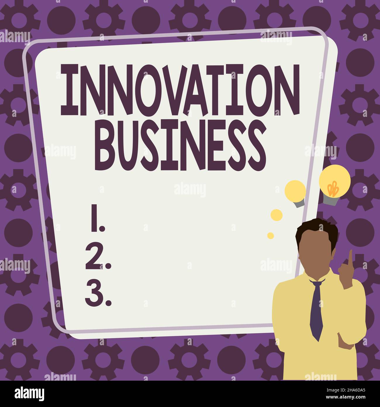 Sign displaying Innovation Business. Word for Introduce New Ideas ...