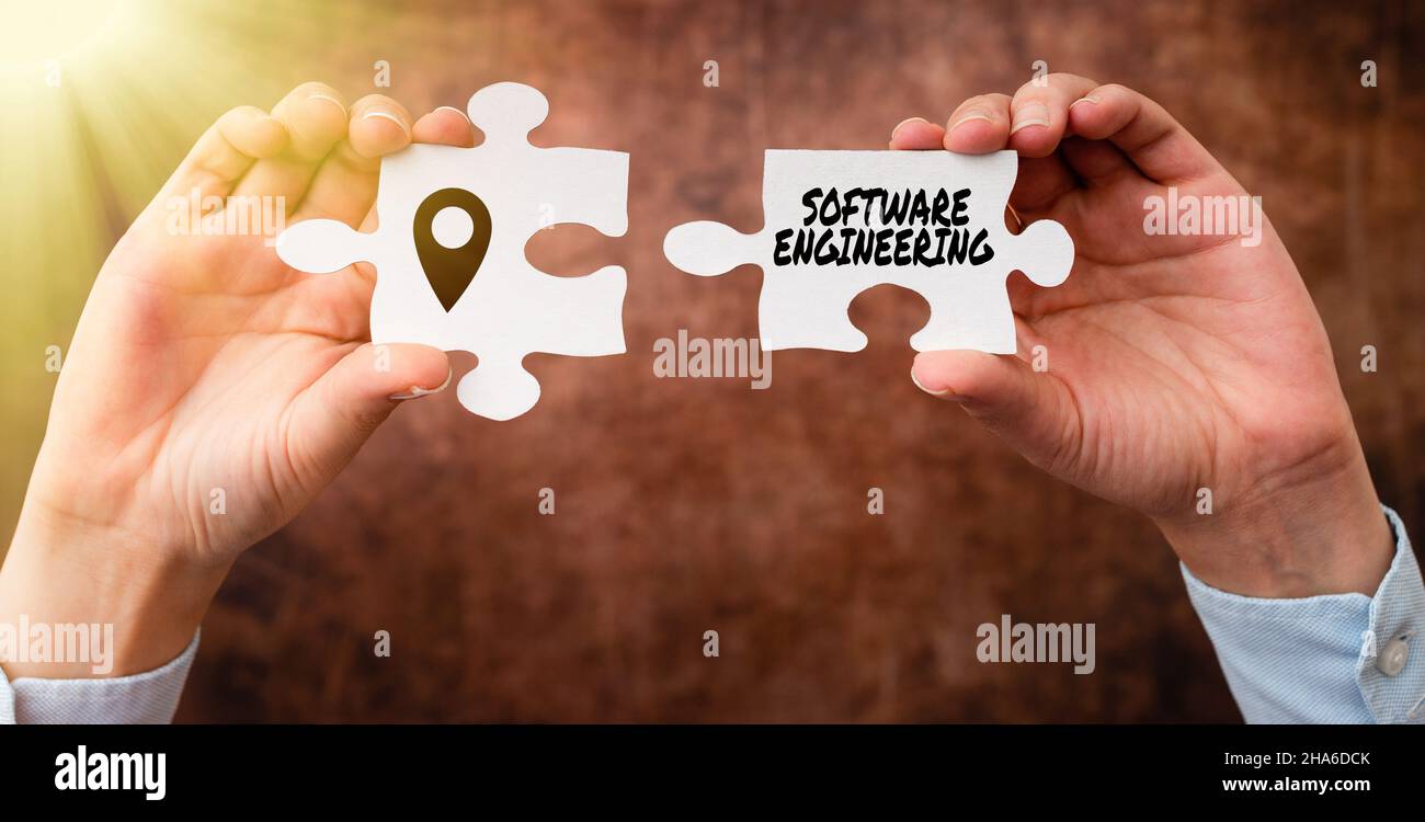 Inspiration Showing Sign Software Engineering Word Written On Program Development In Systematic