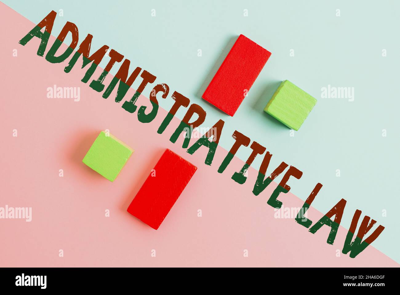 Text caption presenting Administrative Law. Word for Body of Rules ...