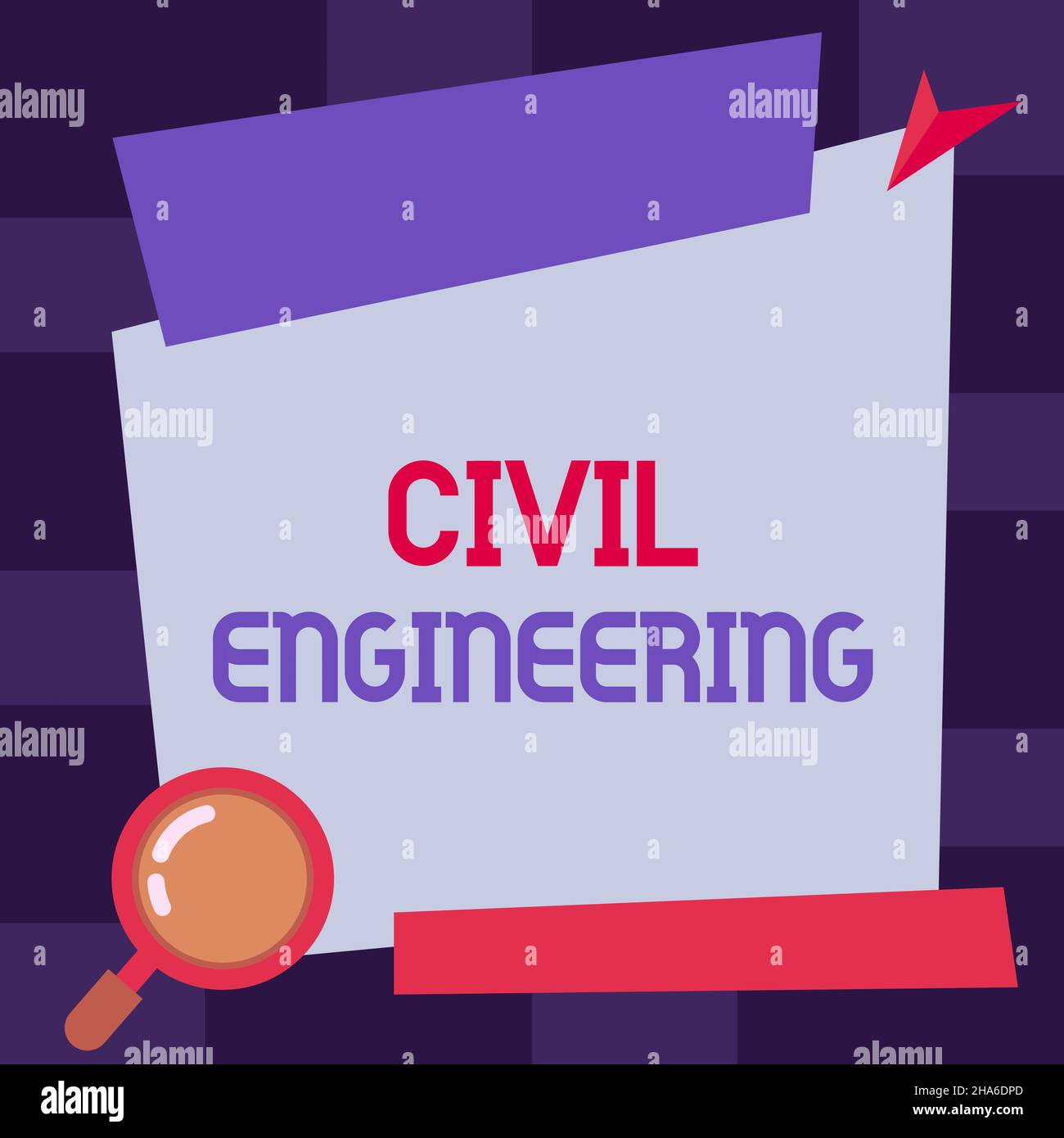 Text showing inspiration Civil Engineering. Business idea Planning ...