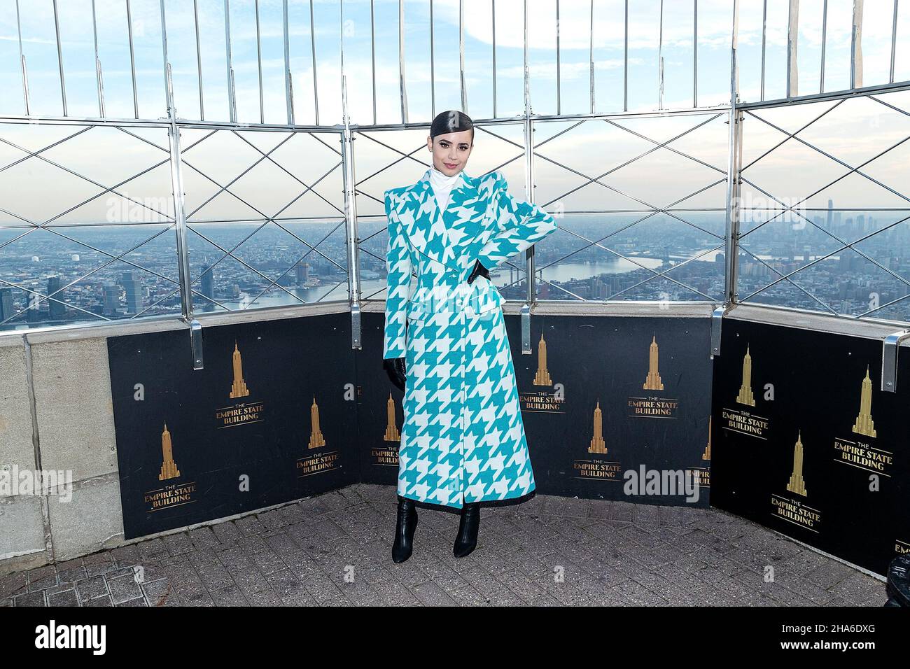 New York, NY, USA. 10th Dec, 2021. UNICEF Ambassador, Sofia Carson ...