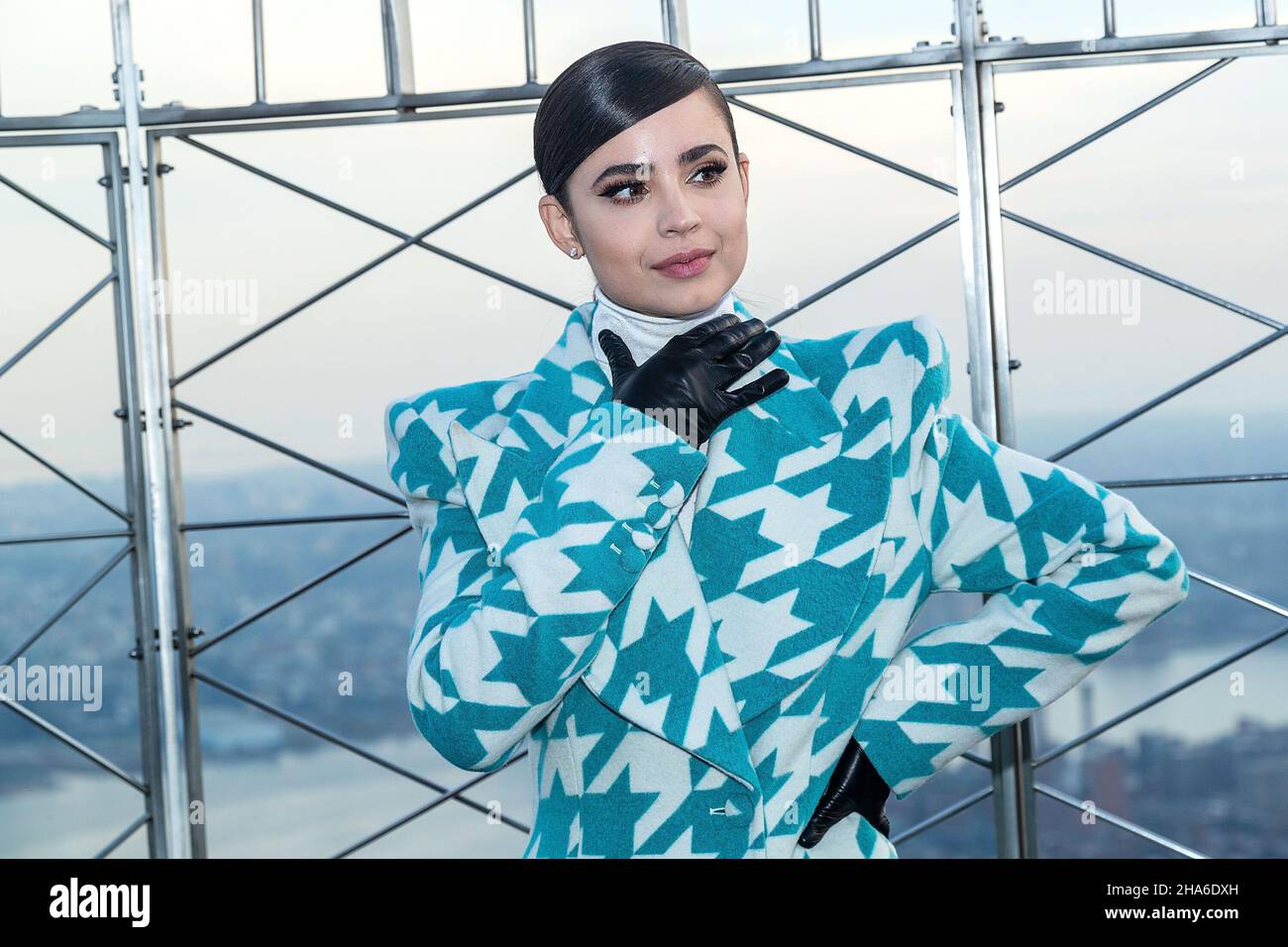 New York, NY, USA. 10th Dec, 2021. UNICEF Ambassador, Sofia Carson ...