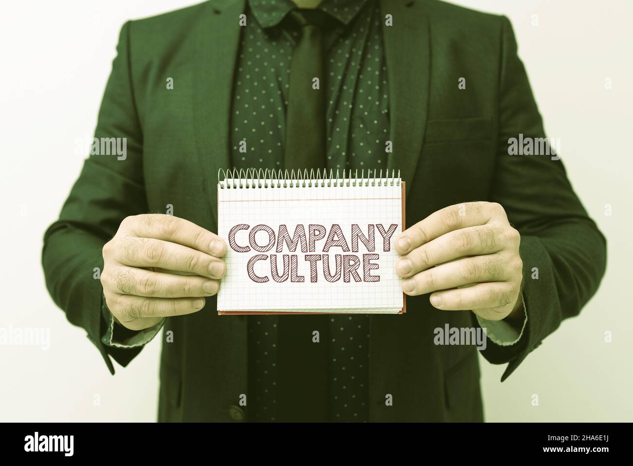 Sign displaying Company Culture. Concept meaning The environment and ...