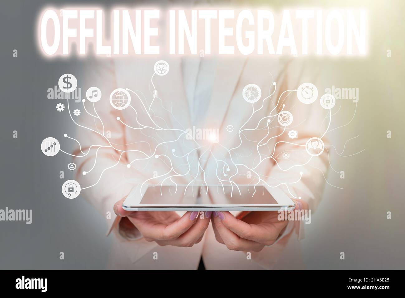 Conceptual caption Offline Integration. Business overview First Triad ...