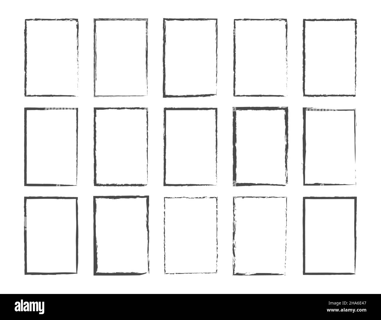 Grunge frame set. Grunge background. Abstract vector template. Vector ...