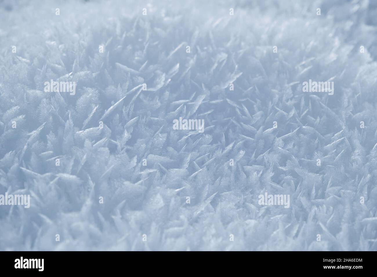 Ice crystals texture after snowfall, wintry nature background Stock ...