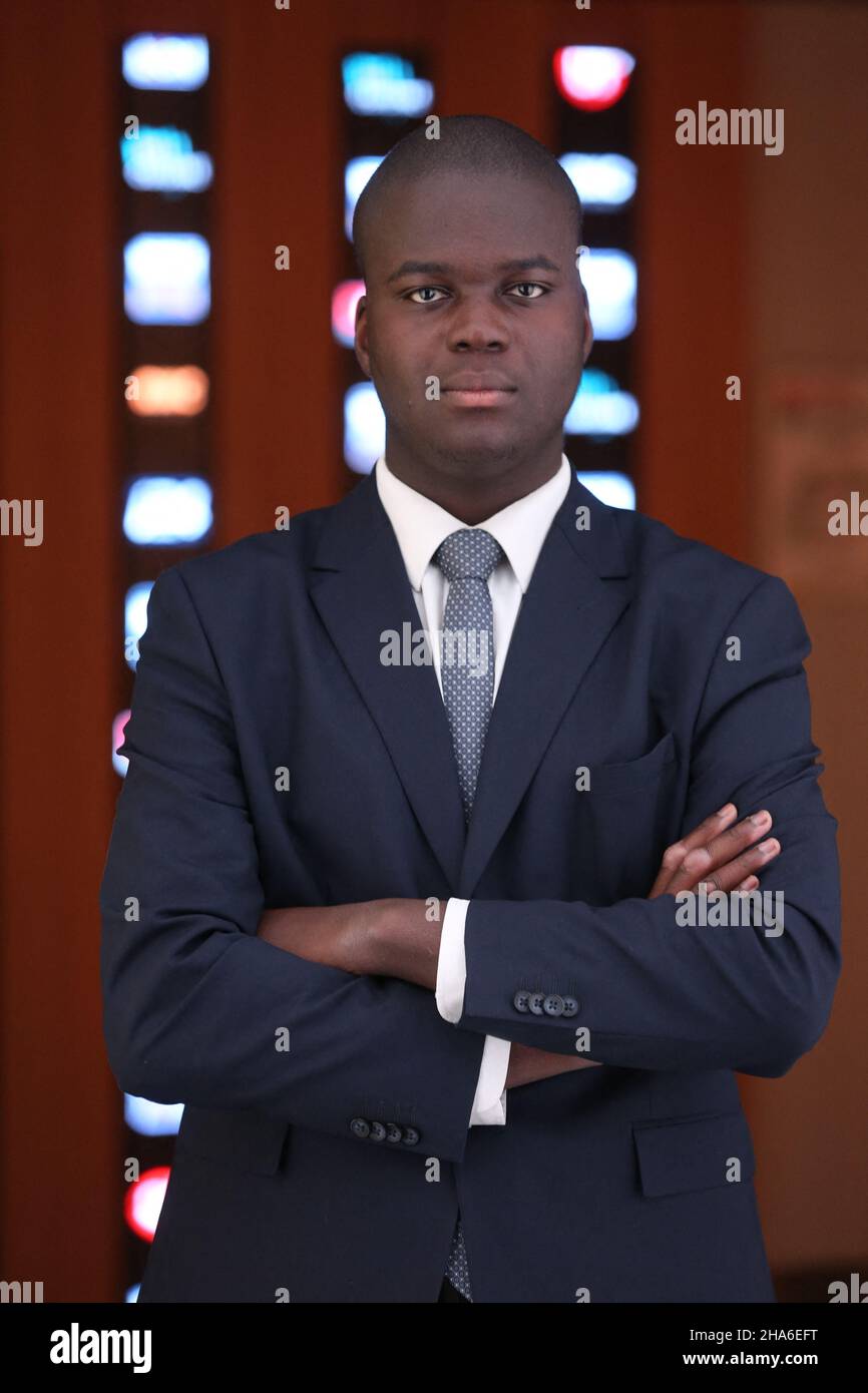 Exclusive - Tanguy David at BFM TV Studios, in Paris, France, on ...