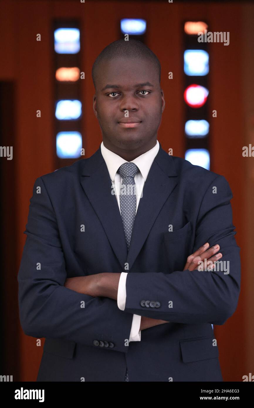 Exclusive - Tanguy David at BFM TV Studios, in Paris, France, on ...