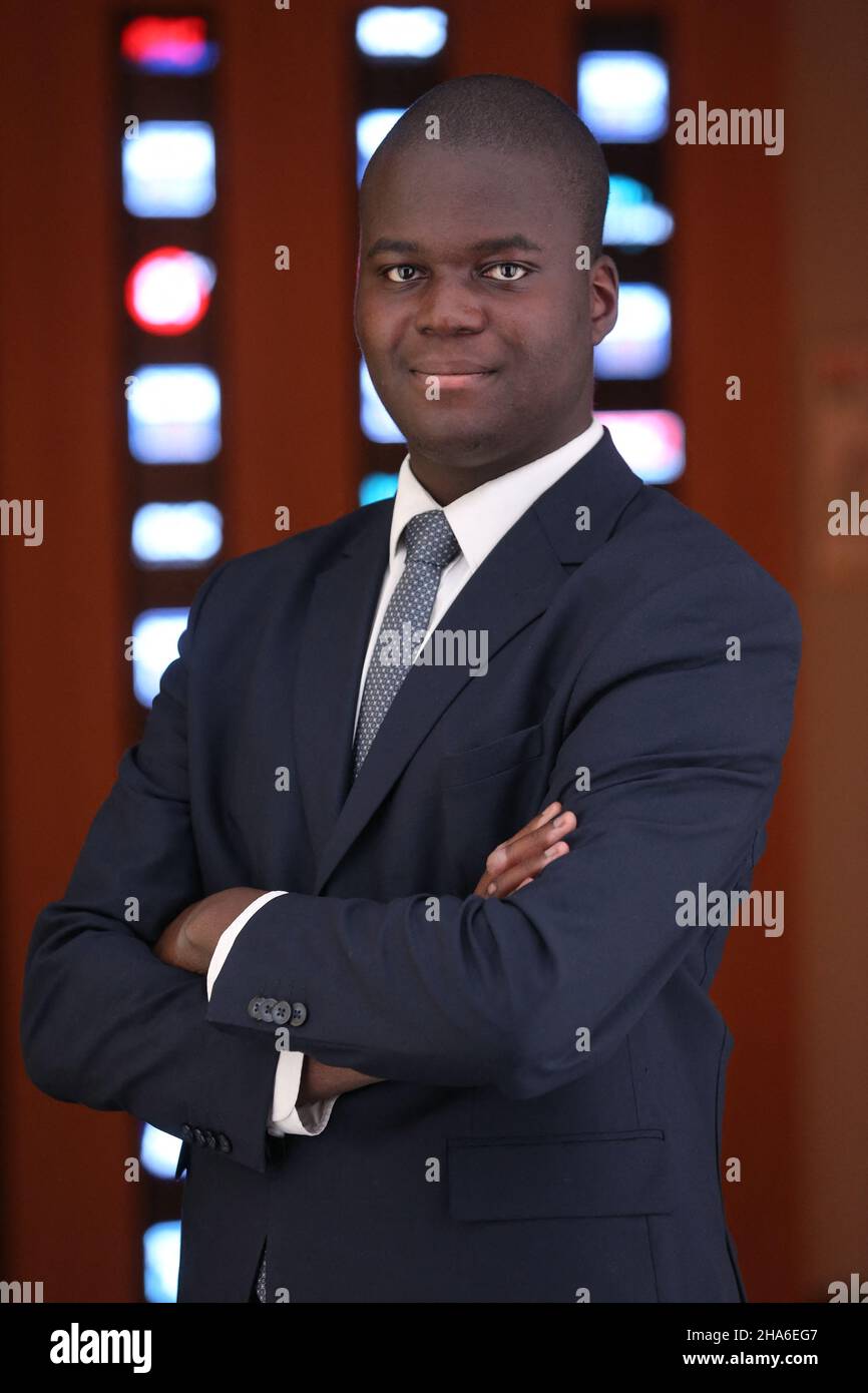 Exclusive - Tanguy David at BFM TV Studios, in Paris, France, on ...