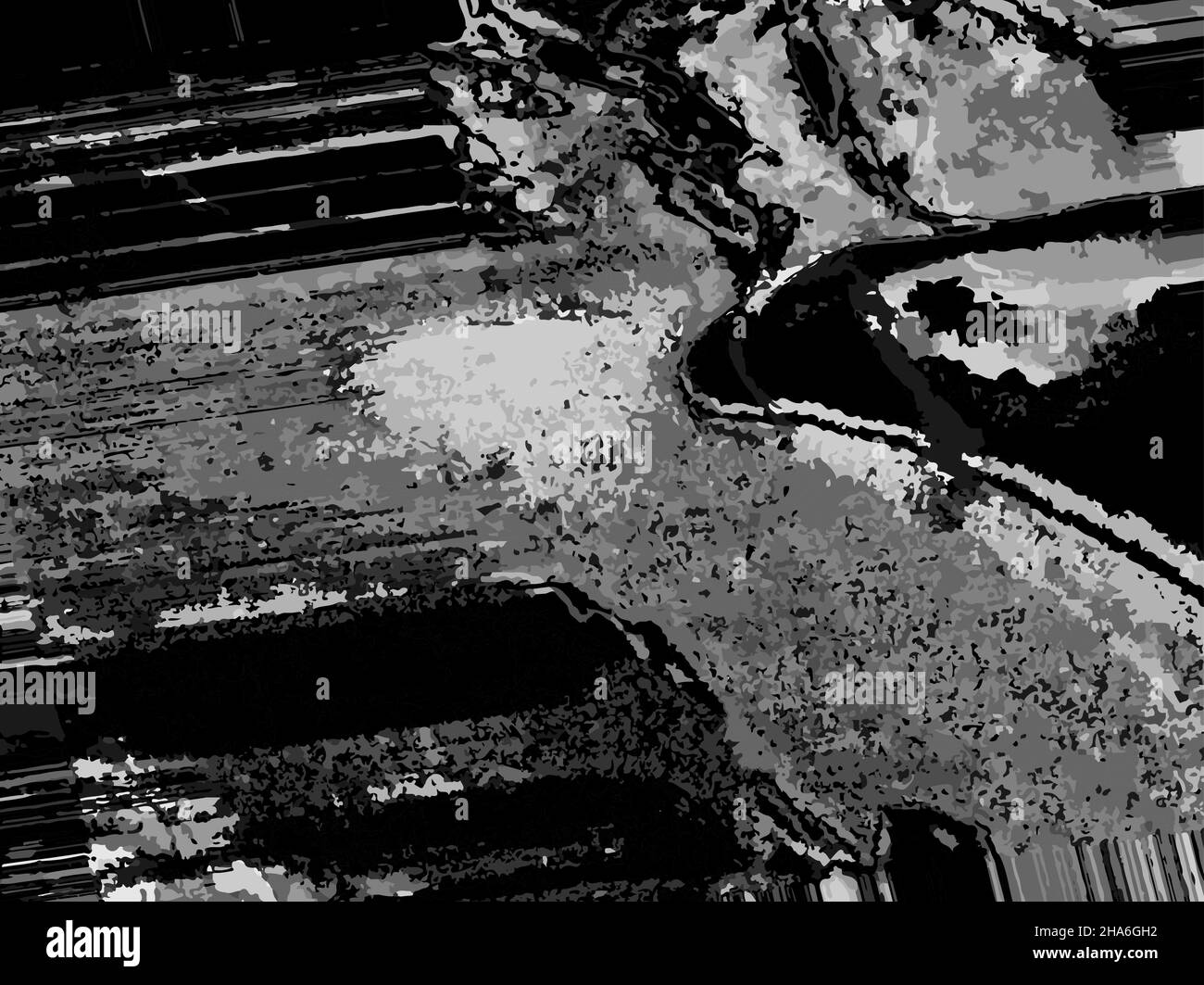 This is a illustration of Cool bug glitch TV screen background Stock ...