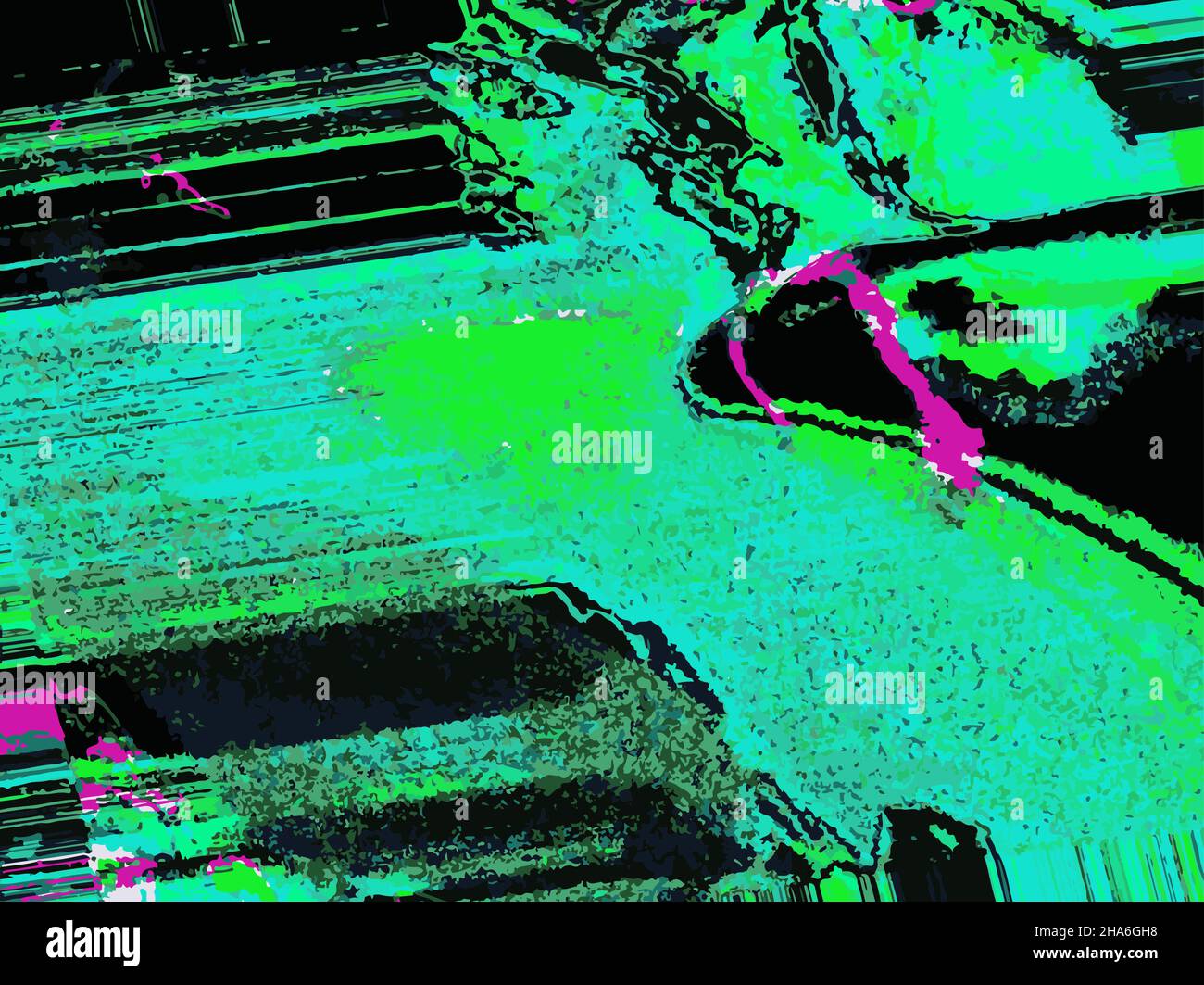 This is a illustration of Cool bug glitch TV screen background Stock ...