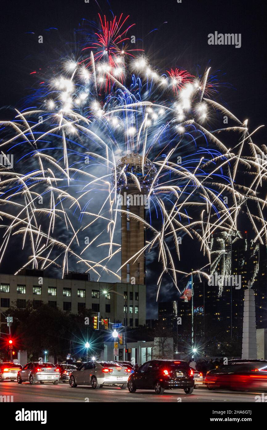 New year's eve in Dallas, Texas Stock Photo - Alamy