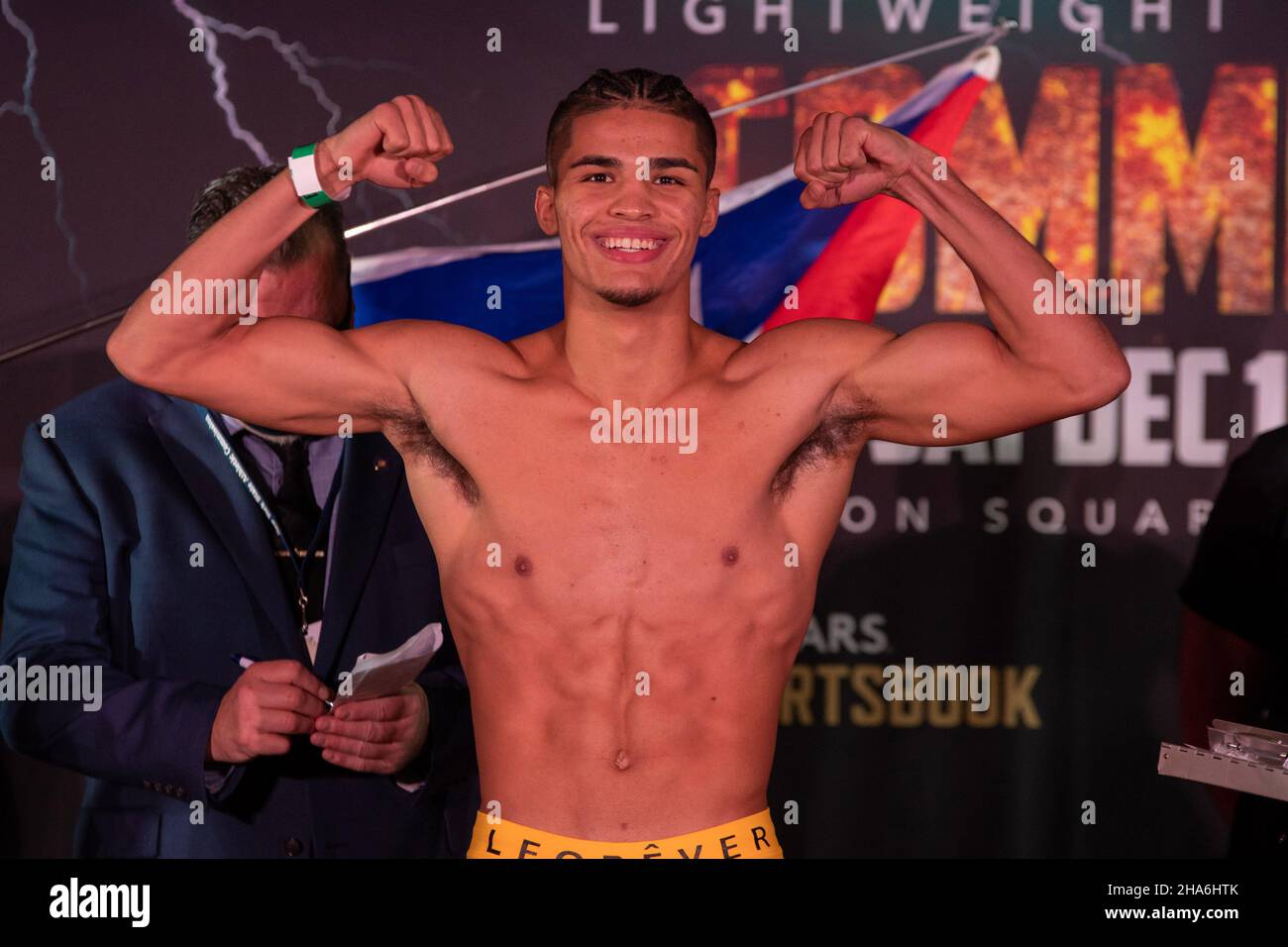 December 10, 2021: NEW YORK, NY - DECEMBER 10: Xander Zayas makes ...