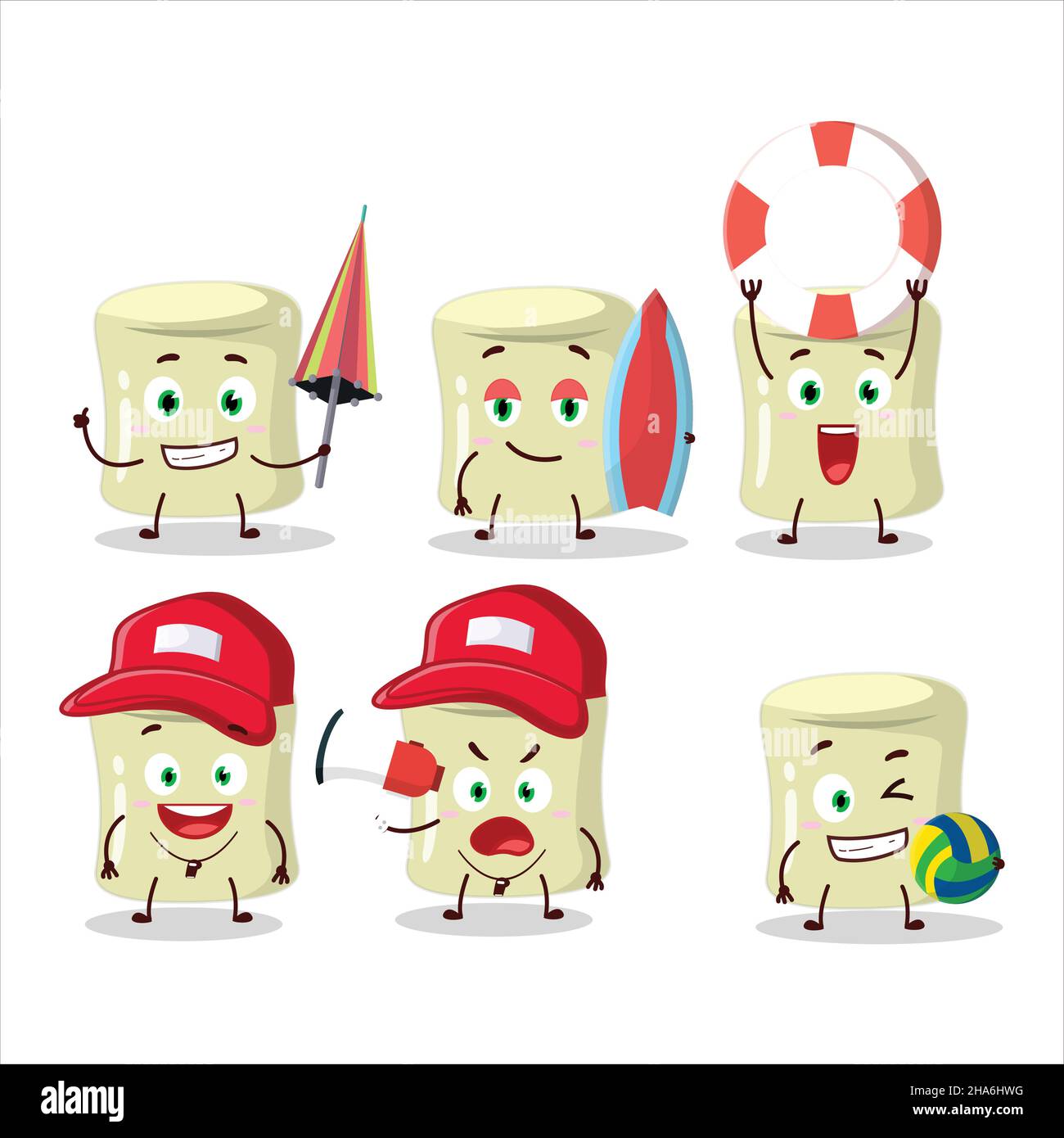 Happy Marshmallow Clipart