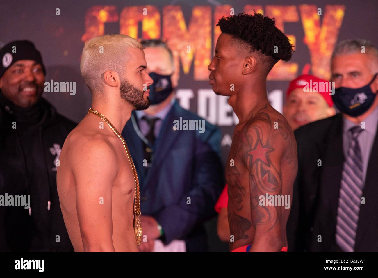 December 10, 2021: New York, NY - December 10: John Bauza vs. Michael ...