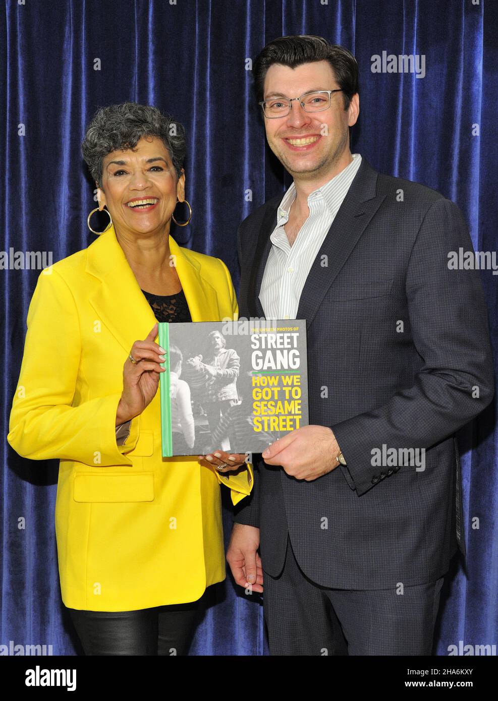 New York, USA. 10th Dec, 2021. L-R: Sonia Manzano and Trevor Crafts ...