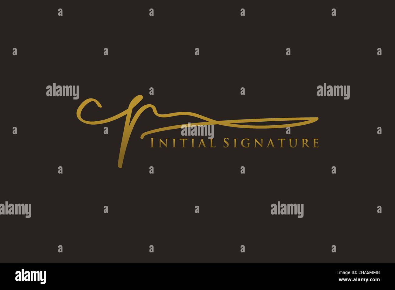 CP Letter Signature Logo Template elegant design logo. Hand drawn ...