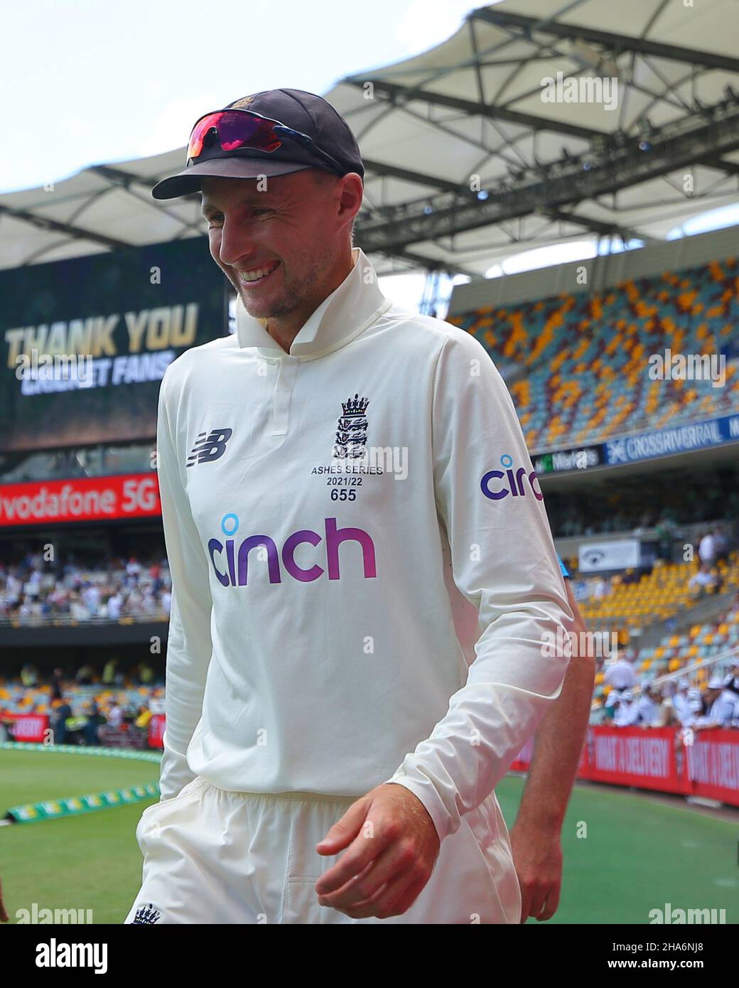 Joe Root (capt of England) smiling post match Stock Photo - Alamy